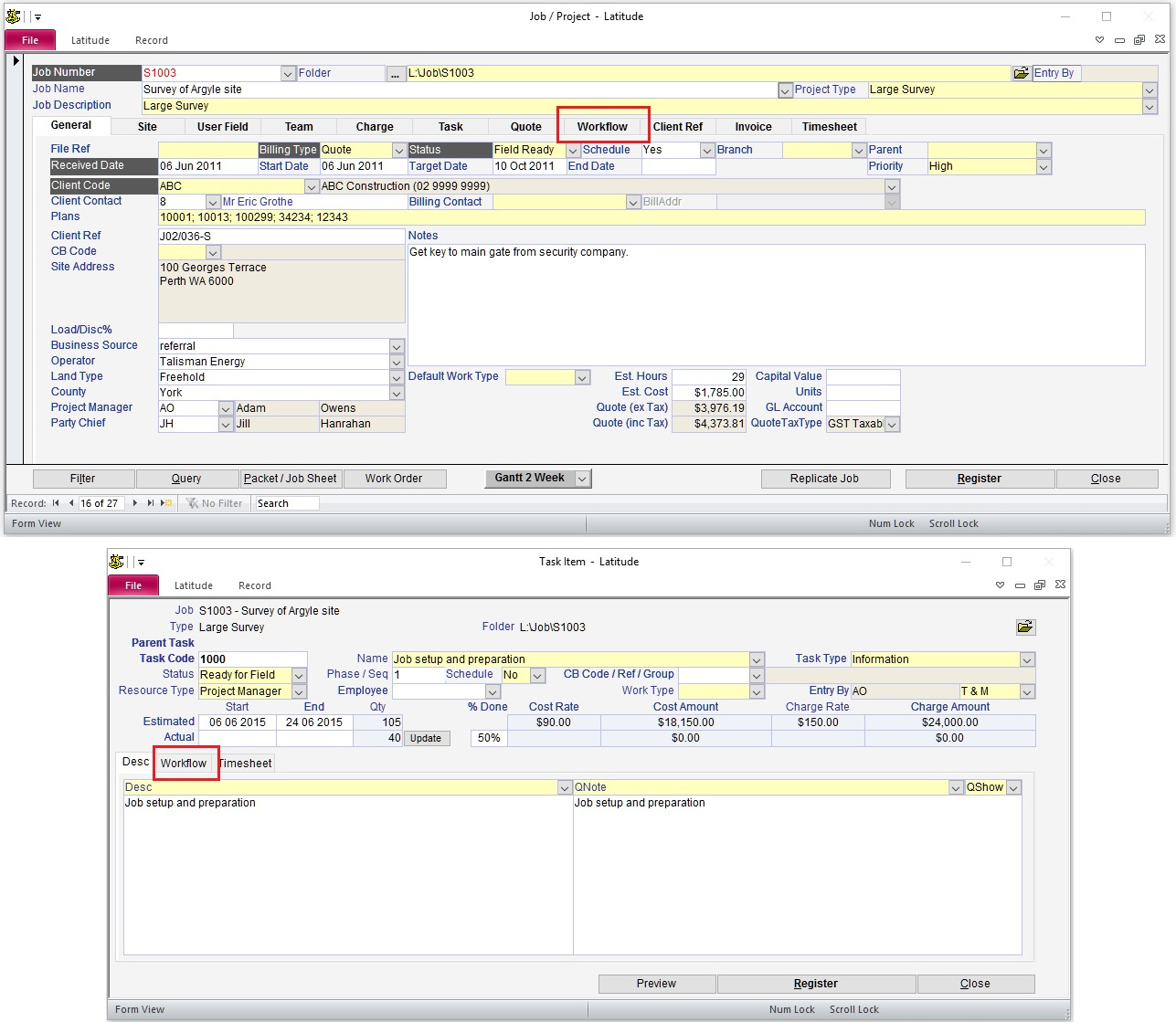 81 U: Workflow (Corporate Edition Only) > 81.5 Workflow Screen